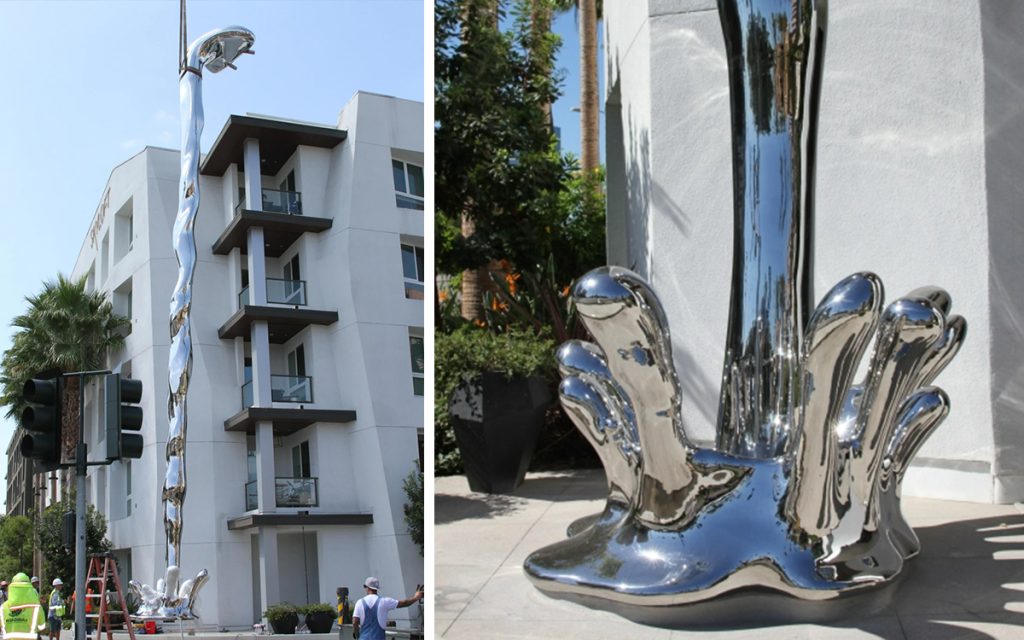 Real Estate News: 60-Foot Sculpture 'Mercury Falling' Installed Atop ...